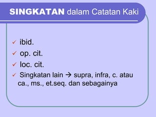 Catatan kaki | PDF