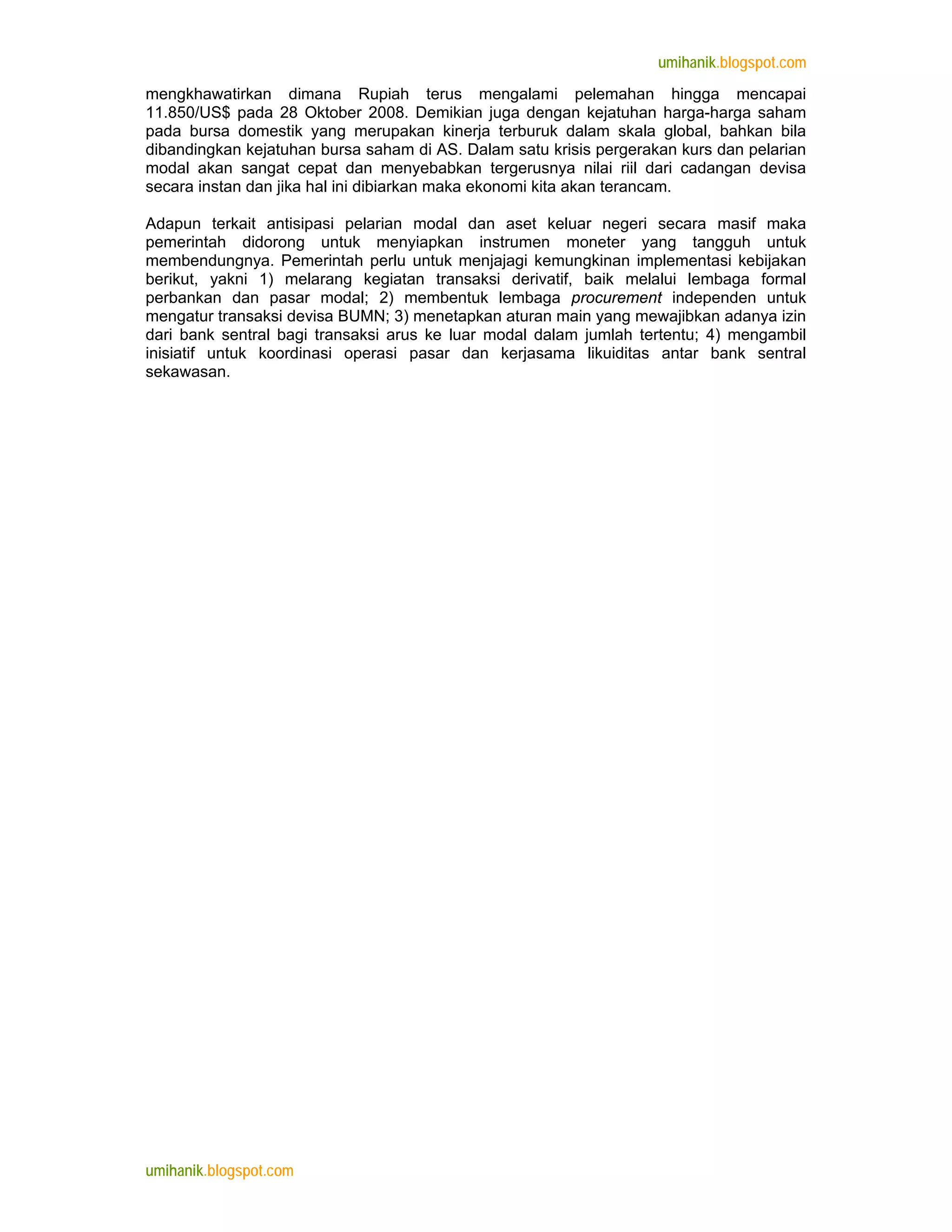 Catatan kritis proses pembahasan ruu apbn 2009 umi hanik | PDF