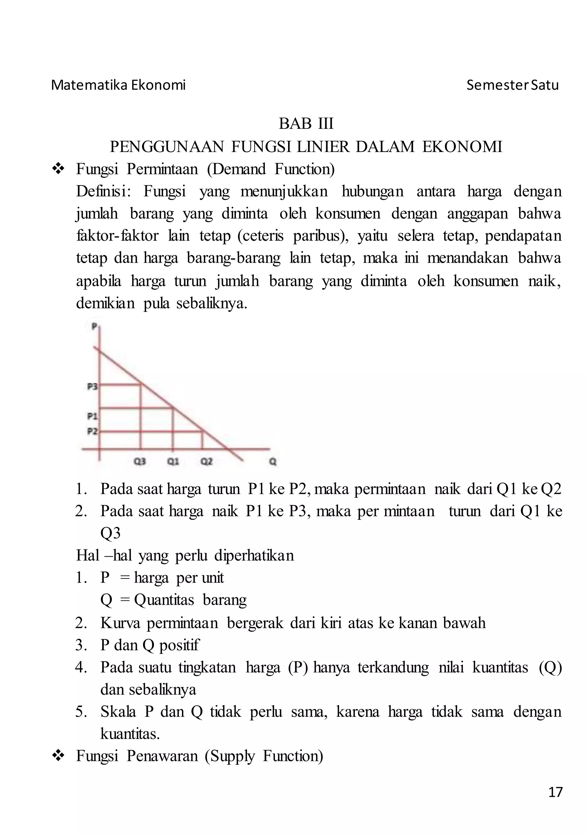 Catatan matematika ekonomi | DOCX