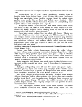 Catatan pinggir perpu no 1 tahun 2014 | PDF