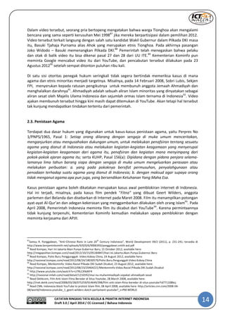 Tata Kelola dan Praktik Internet Indonesia (Caatan Ringkas) | PDF