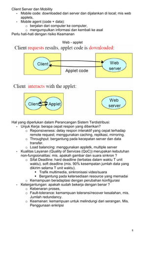 Catatan sistemterdistribusi1 | PDF