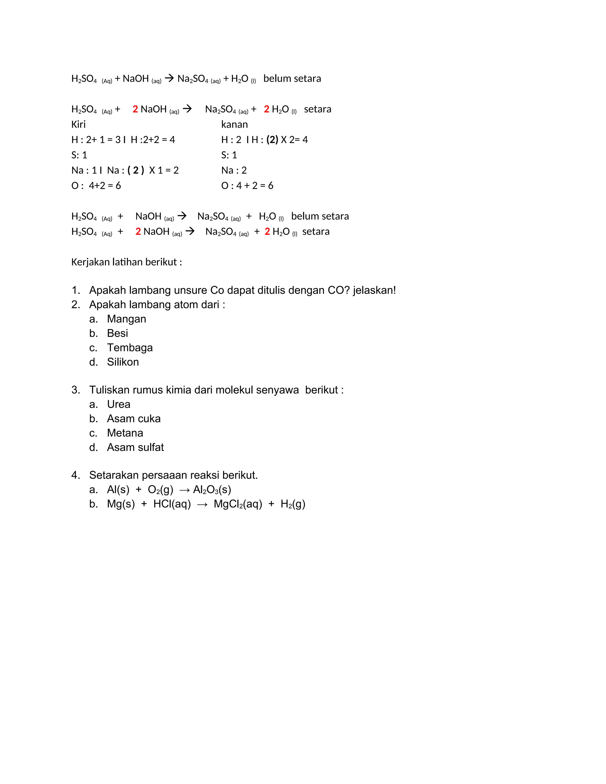 Catatan Tambahan 1 (Bab 3 Kimia Hijau ) Persamaan Reaksi.docx