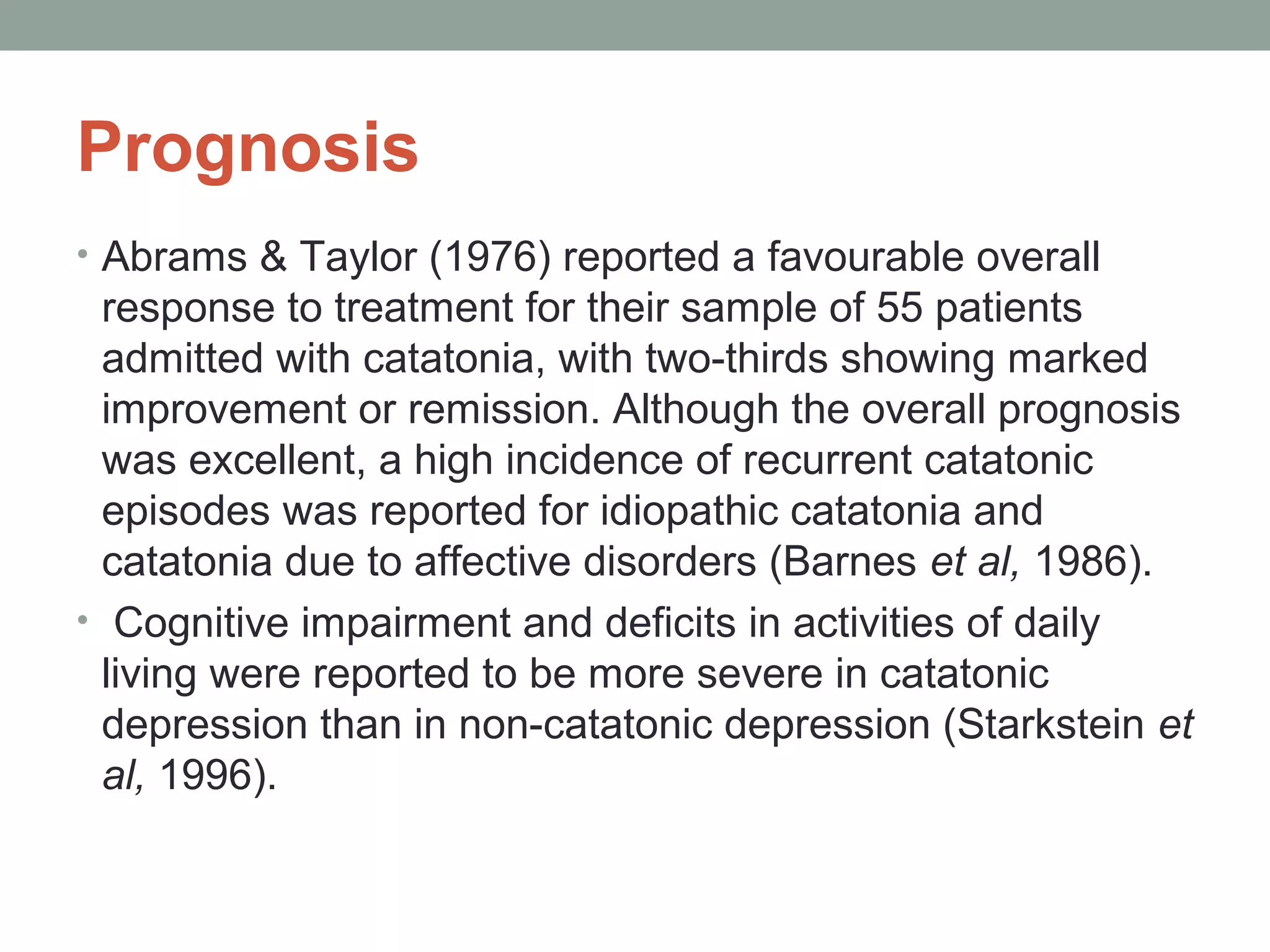 Catatonia | PPT