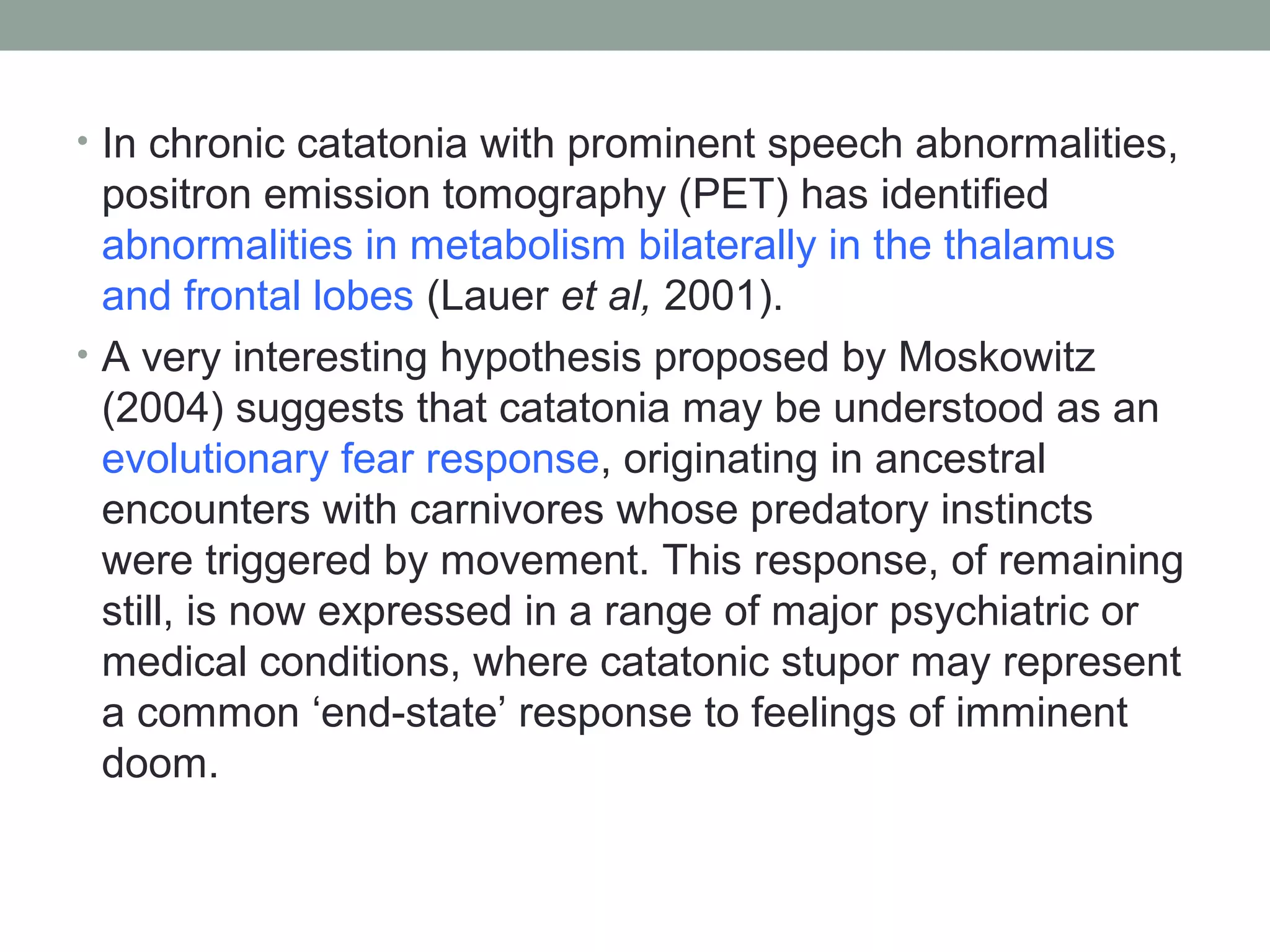 Catatonia | PPT