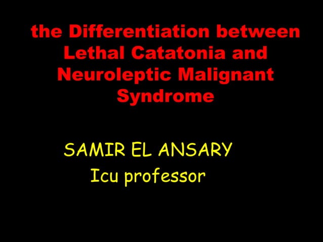 Catatonia | PPTX | Sleep Disorders | Diseases and Conditions