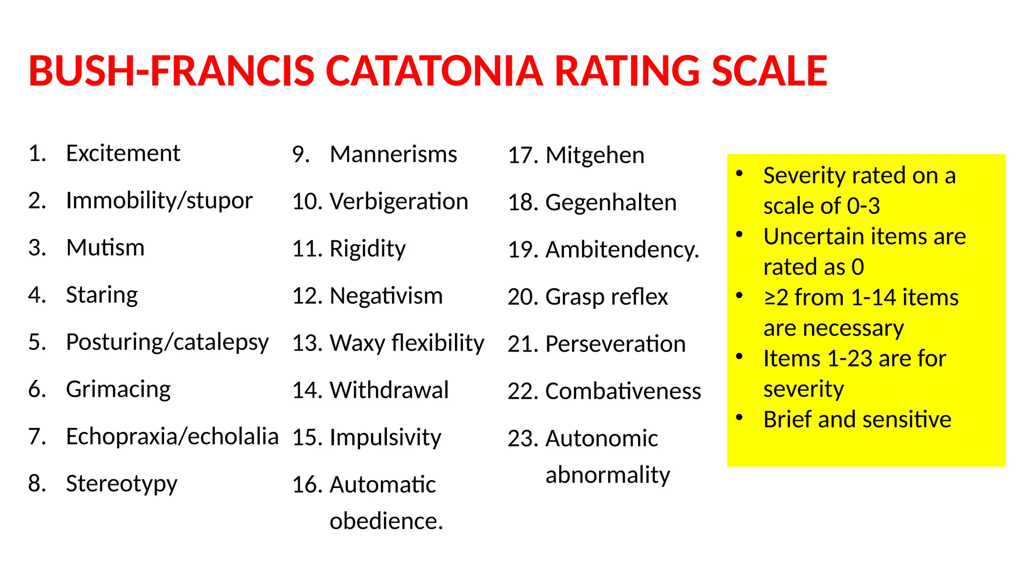 Catatonia.pptx important very psychiatry resident | PPTX