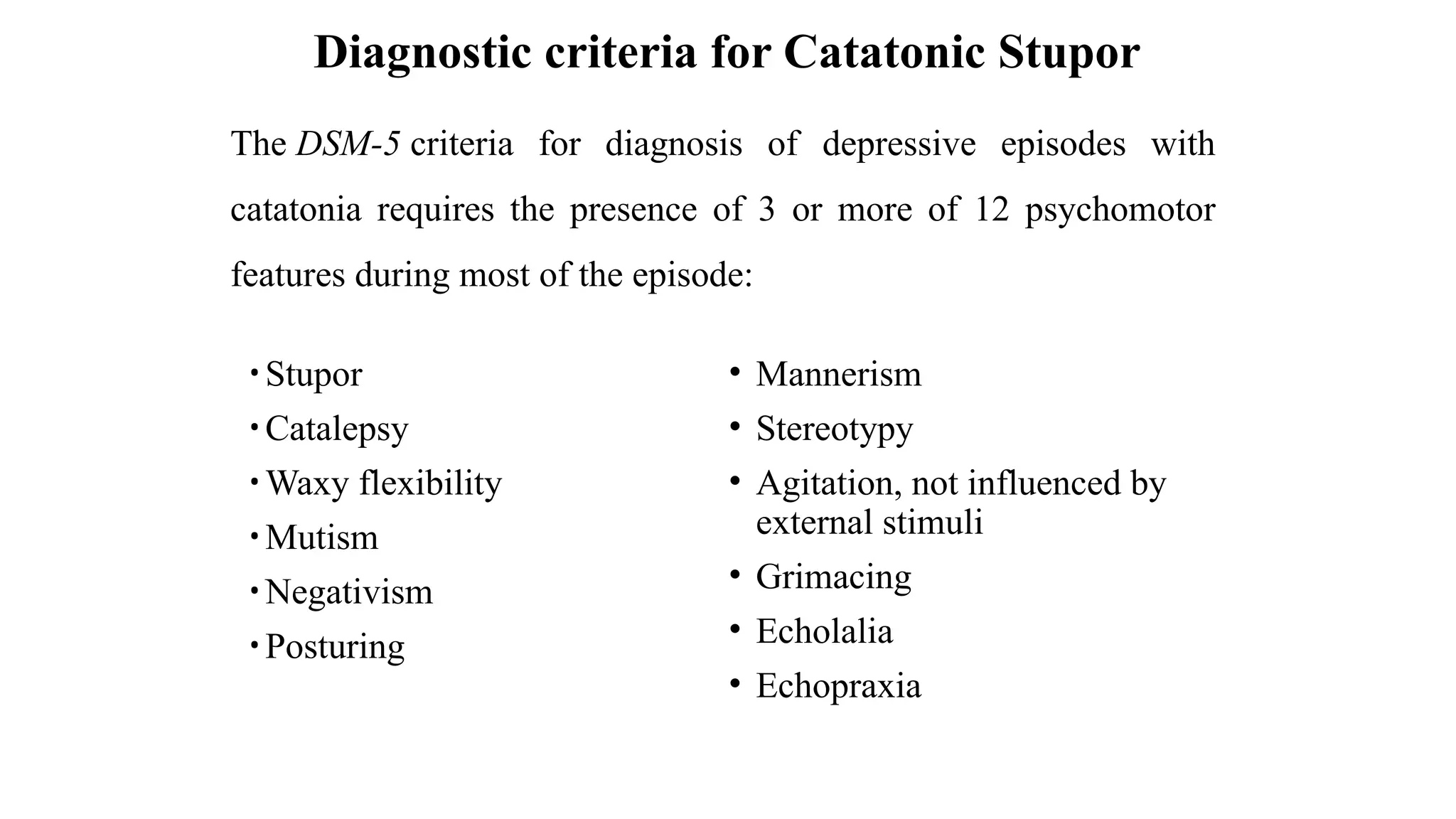 Catatonia in Mental Health Nursing, MHN, Psy | PPTX