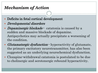 Catatonia and neuroleptic malignant syndrome | PPTX