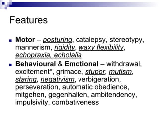 Catatonia balaji | PDF
