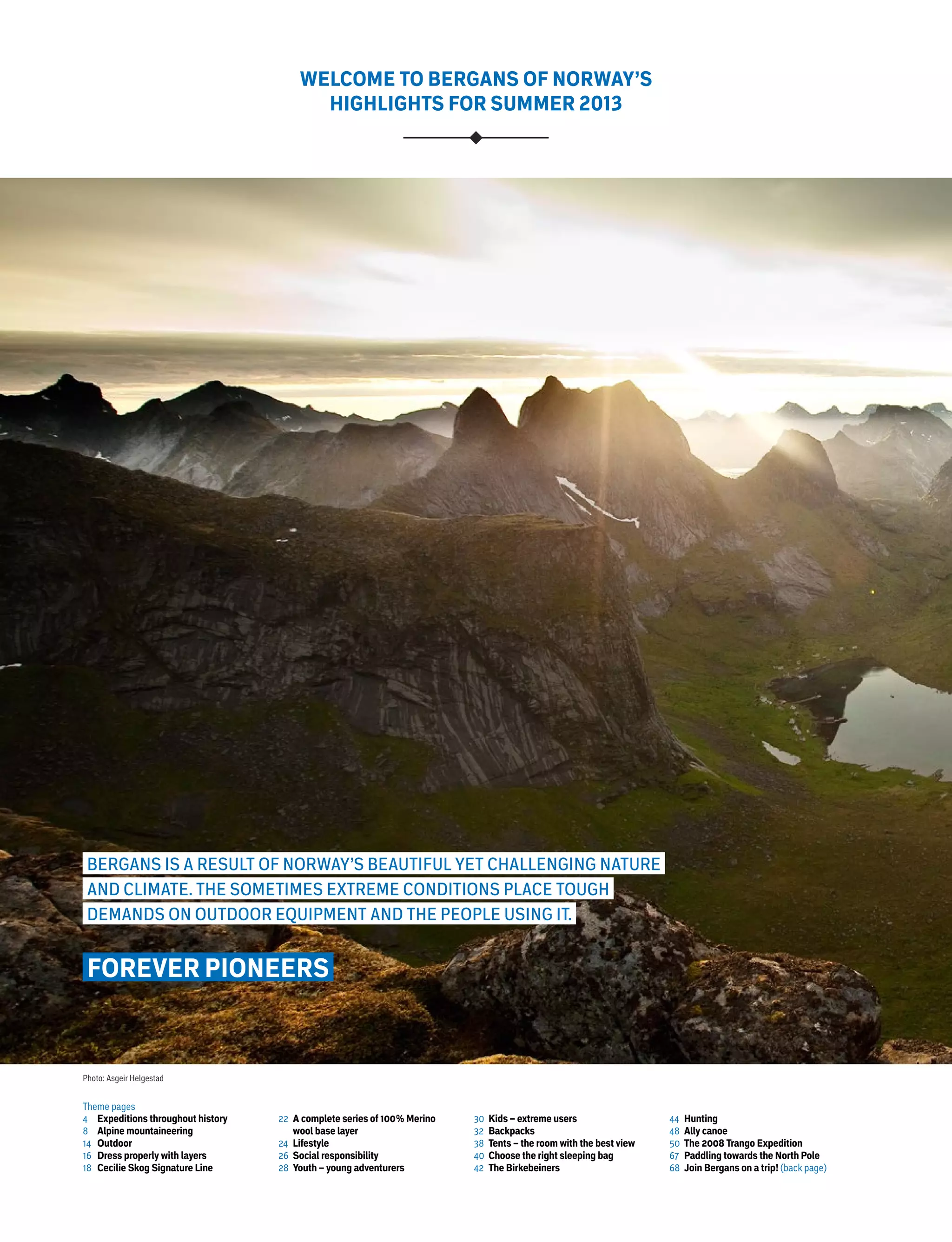 Catalogue Bergans of Norway | PDF