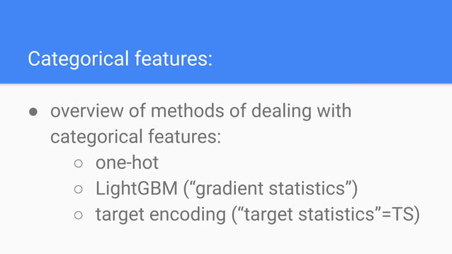 CatBoost intro | PDF | Programming Languages | Computing