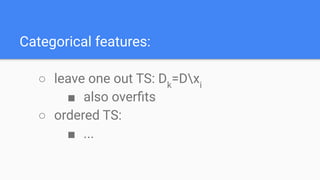 CatBoost intro | PDF