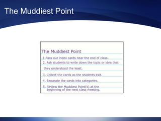 Classroom Assessment Techniques | PPTX