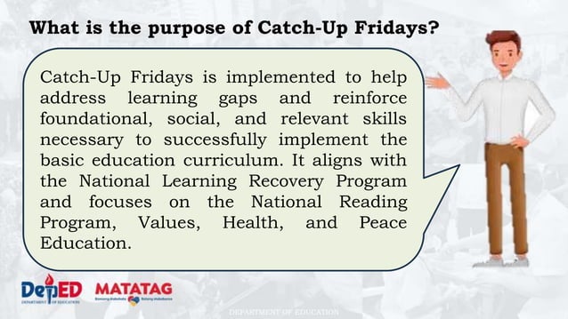 CATCH-UP-FRIDAYS_ORIENTATION-PRESENTATION.pptx | Educational Assessment | Education