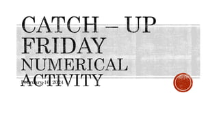 Catch-up-Week-1-Math-6.pptx- intervention | PPT