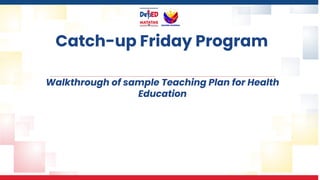 DepEd Order No.1, series of 2024: Catch-Up Fridays | PDF