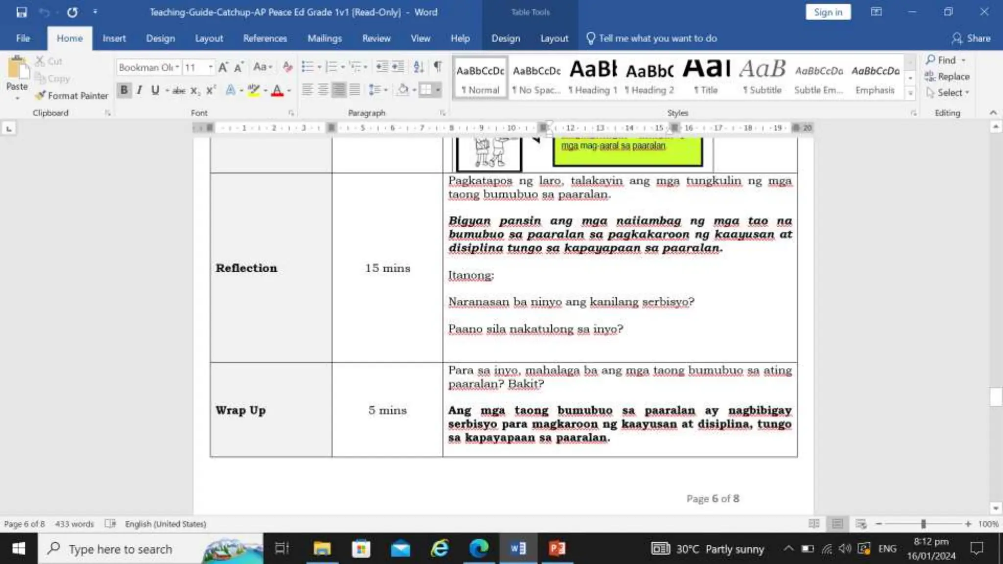 Catch-Up Fridays - Peace Theme and Relevant Concepts.pptx