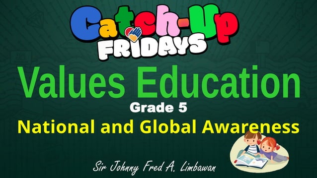 Catch-up Friday Lesson for Grade Five Level | PPT