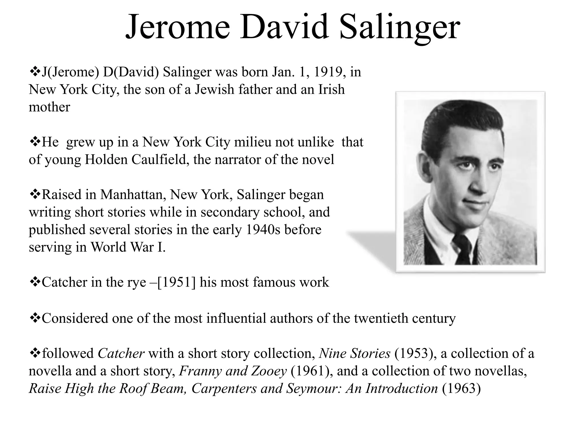 Catcher in the Rye - presentation - final.ppt