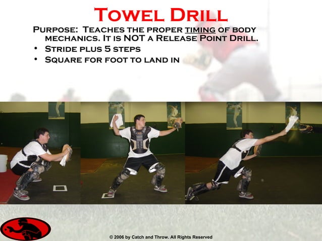 Catchers Throwing Mechanics And Drills | PPT | Baseball | Sports