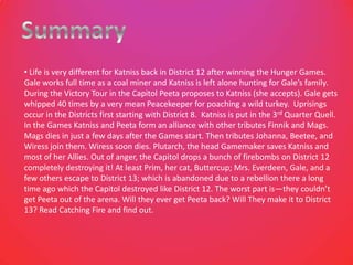 Catching Fire Outline