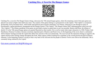 Catching Fire Analysis | PPT
