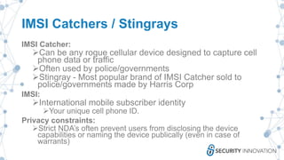 Catching IMSI Catchers | PPTX