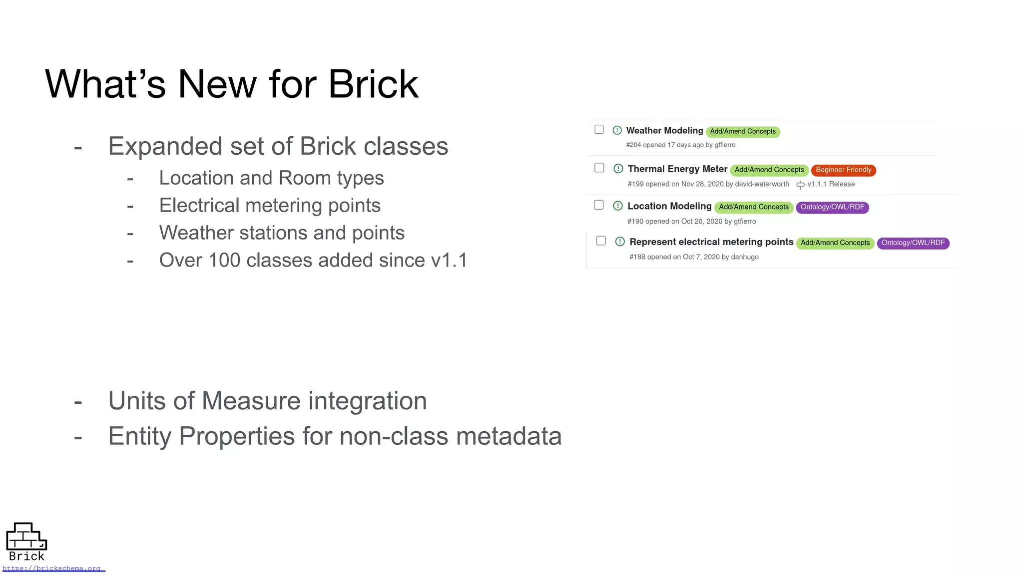 Catching Up with the Brick Schema for Smart Buildings | PDF