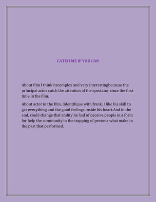 Catch me if you can | DOCX