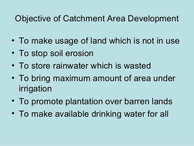 Catchment area