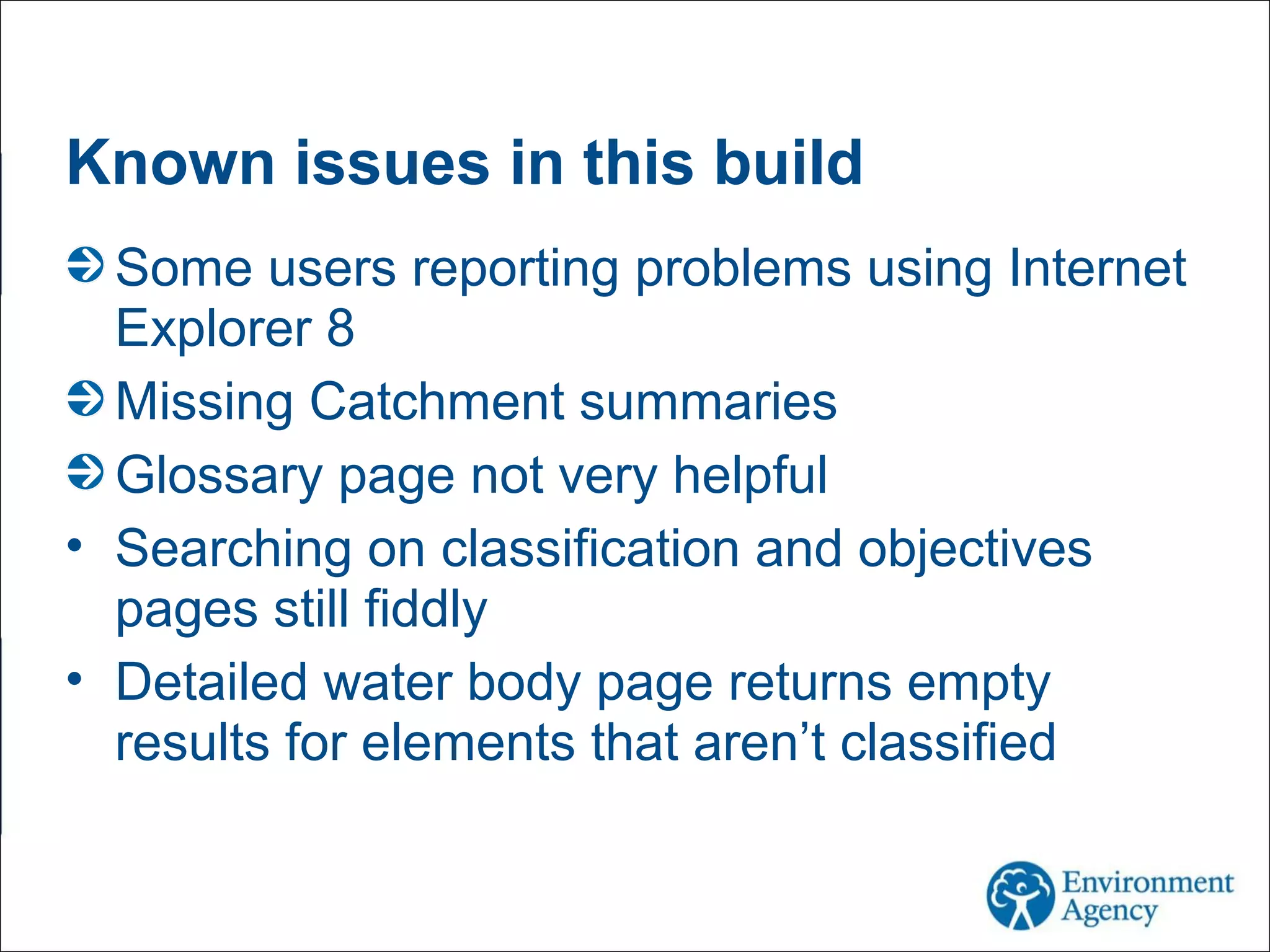 Catchment data explorer release note 2014_17_11_v1.0 | PPT