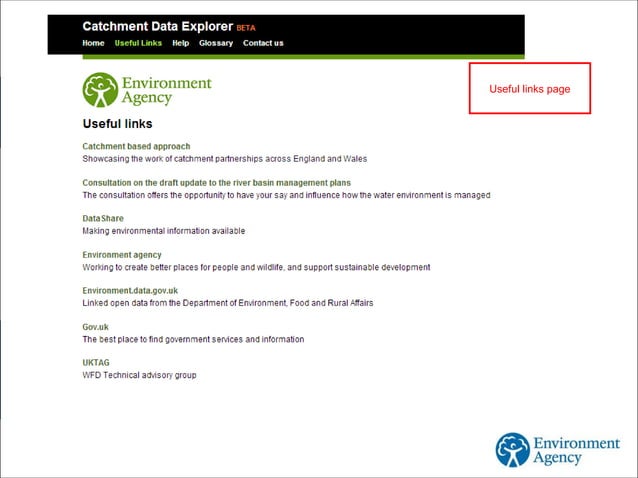 Catchment data explorer release note 2014_17_11_v1.0 | PPT