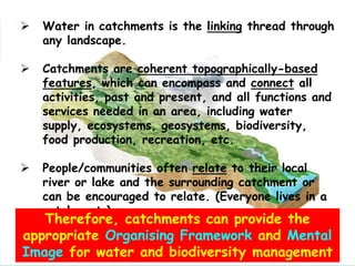 Catchment Services - Connecting and progressing Water Framework ...