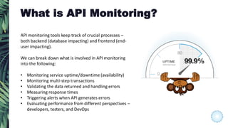 Planet of the APIs: Monitoring Transactions in the Wild | PDF