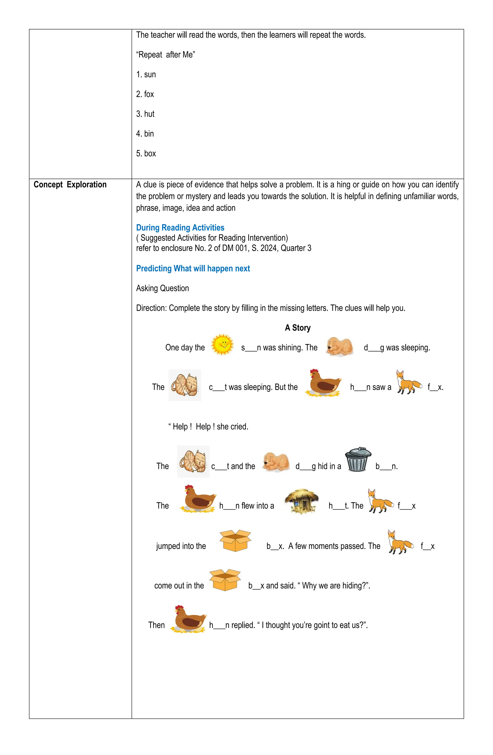 CATCH UP DLL WK 2 quarter 3 documentaries | DOCX