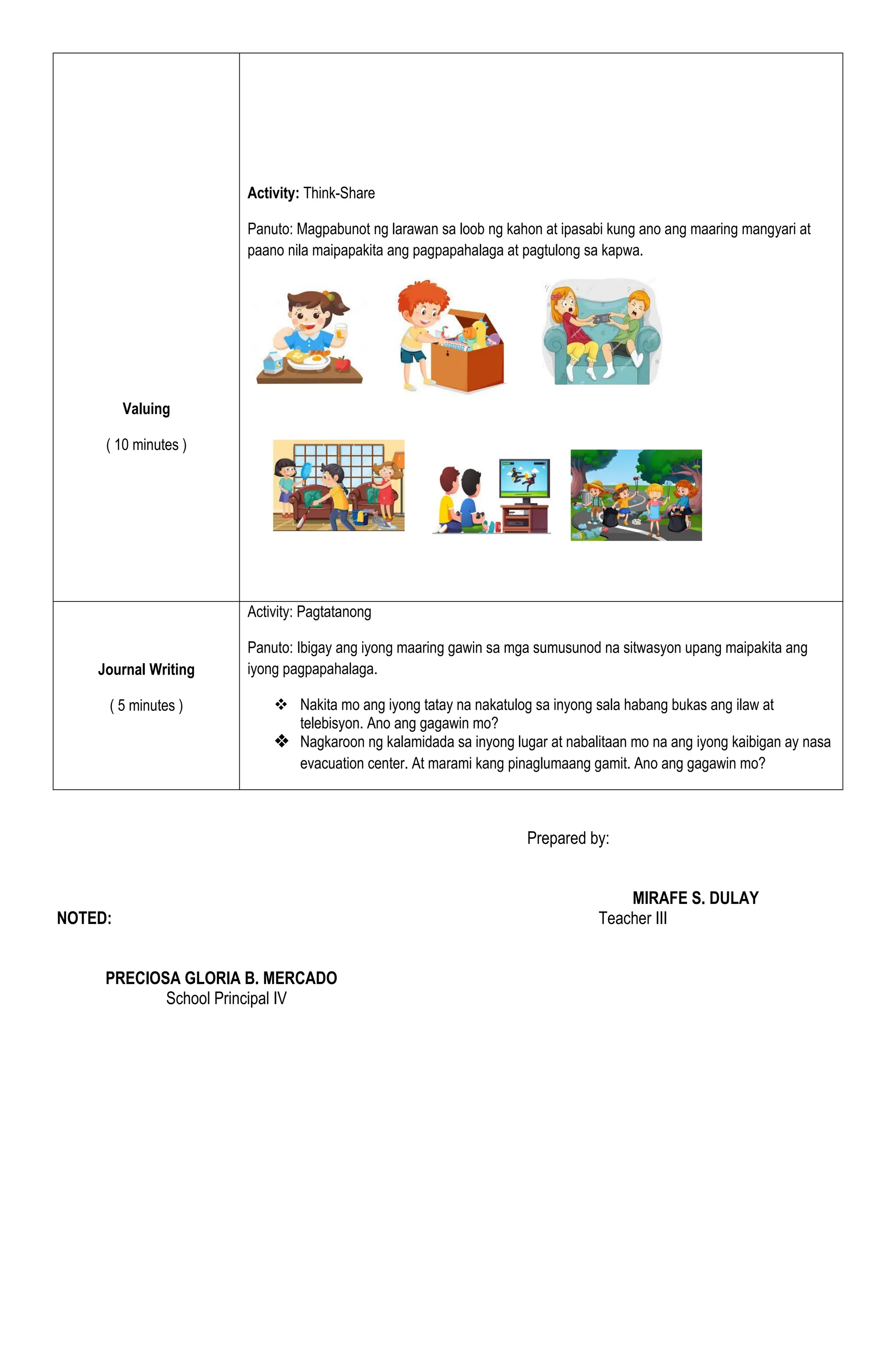 CATCH UP DLL WK 2 quarter 3 documentaries | DOCX