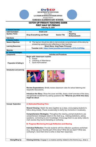 CATCH UP DLL WK 3 quarter3.documentaries | PDF