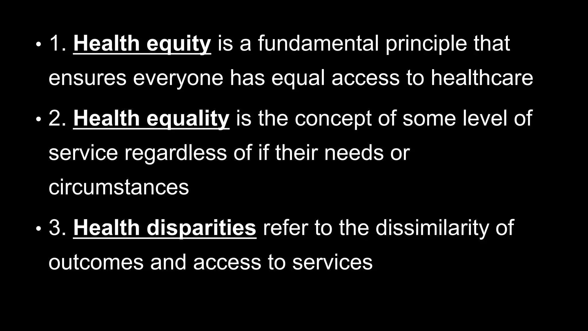 CUF Presentation HEALTH (Sub Theme) Equality vs. Equity | PPTX