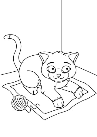 Cat Coloring Pages | PDF