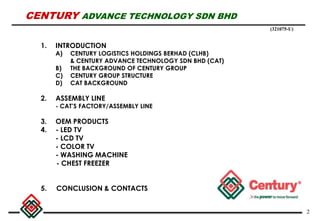 Century OEM Corporate Profile | PPT