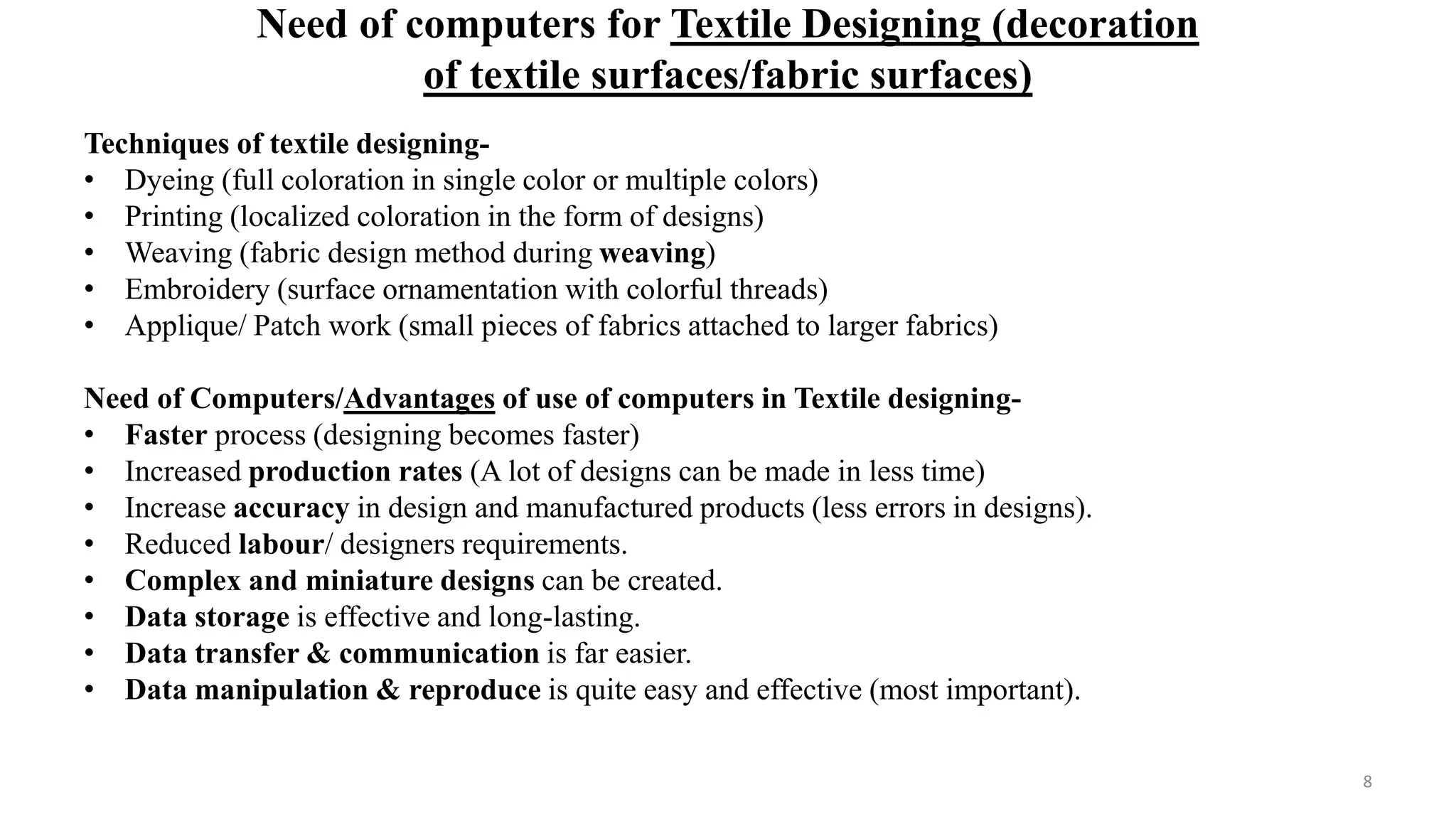 CATD (COMPUTER AIDED TEXTILE DESIGNING).ppt