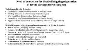 CATD (COMPUTER AIDED TEXTILE DESIGNING).ppt