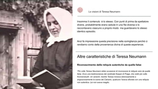 Catechesi giovanile cap VIII - visioni di Teresa Neumann | PPT