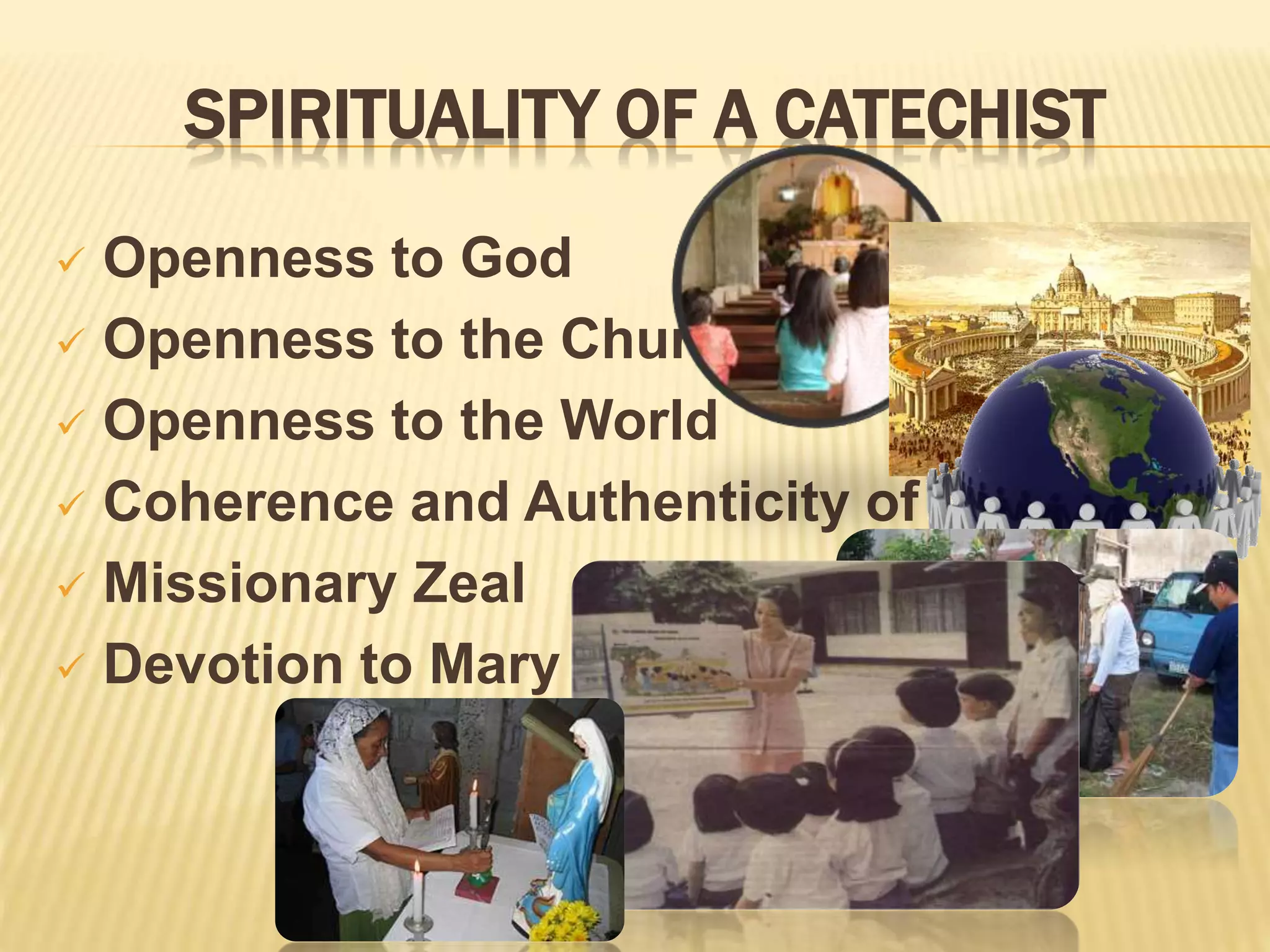 Catechesis and sacred scriptures and spirituality | PPTX