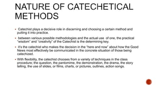 Catechetical methods | PPTX