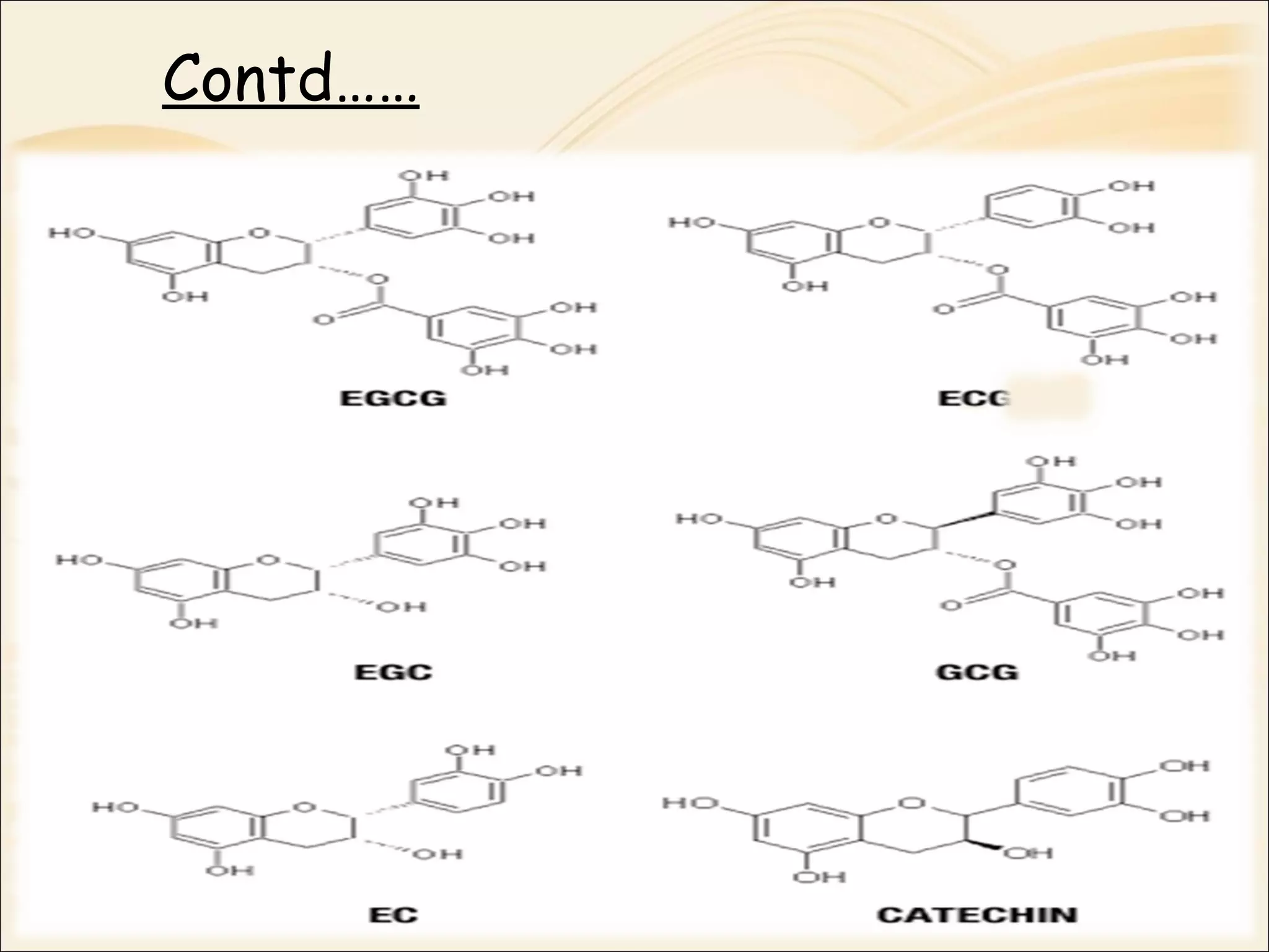 Catechin : a polyphenol of health benefits | PPT
