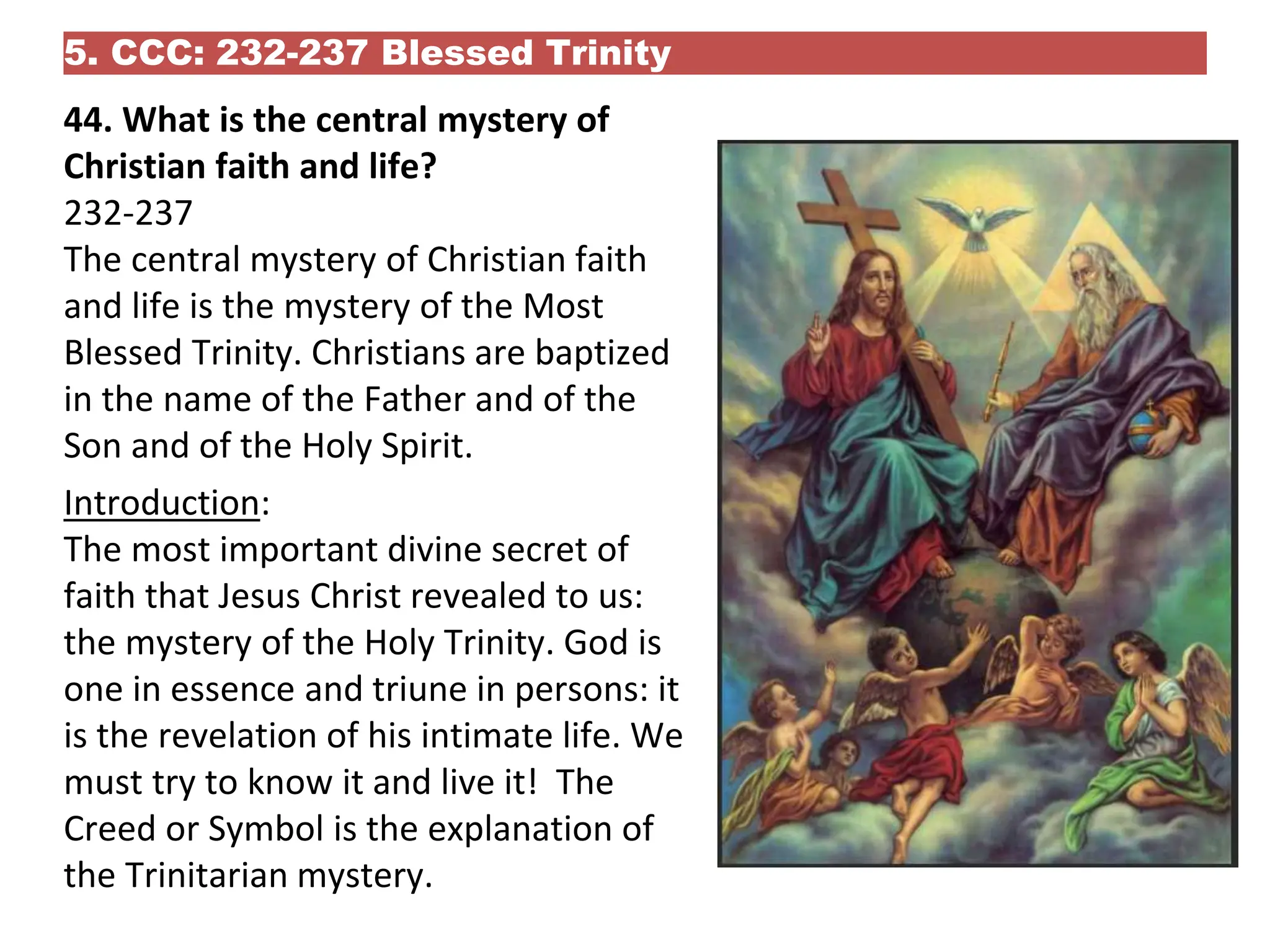Catechism_05_Blessed Trinity based on Compendium CCC.pptx