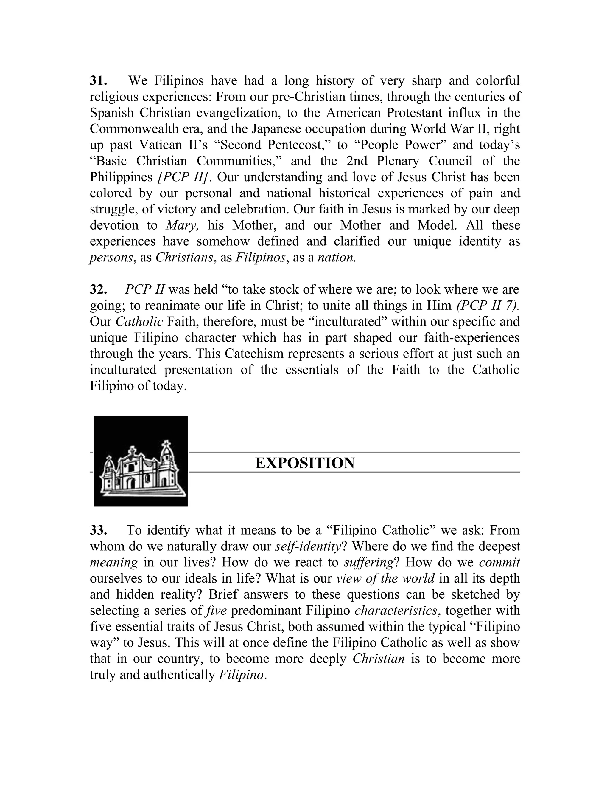 Catechism for filipino catholics (cfc) | DOC