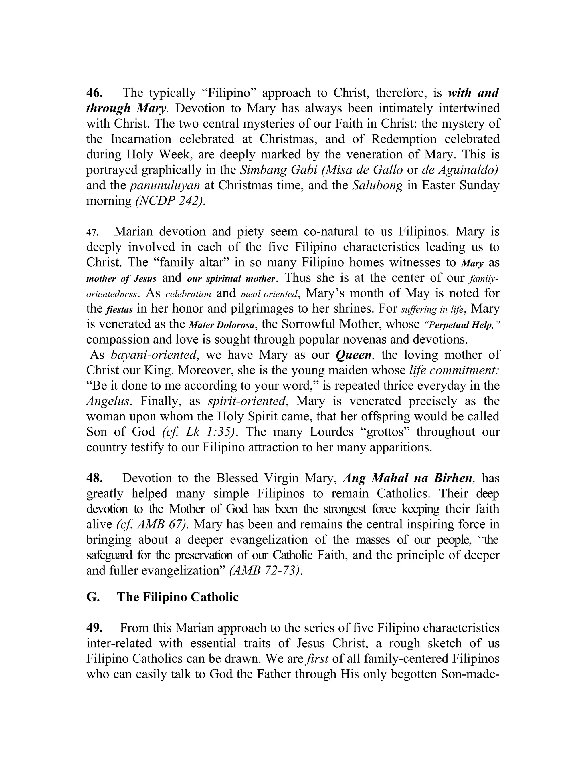 Catechism for filipino catholics (cfc) | DOC